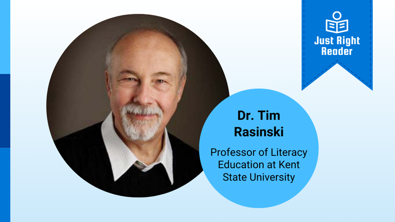 Literacy Education Expert Dr. Timothy Rasinski Leads Webinar ...